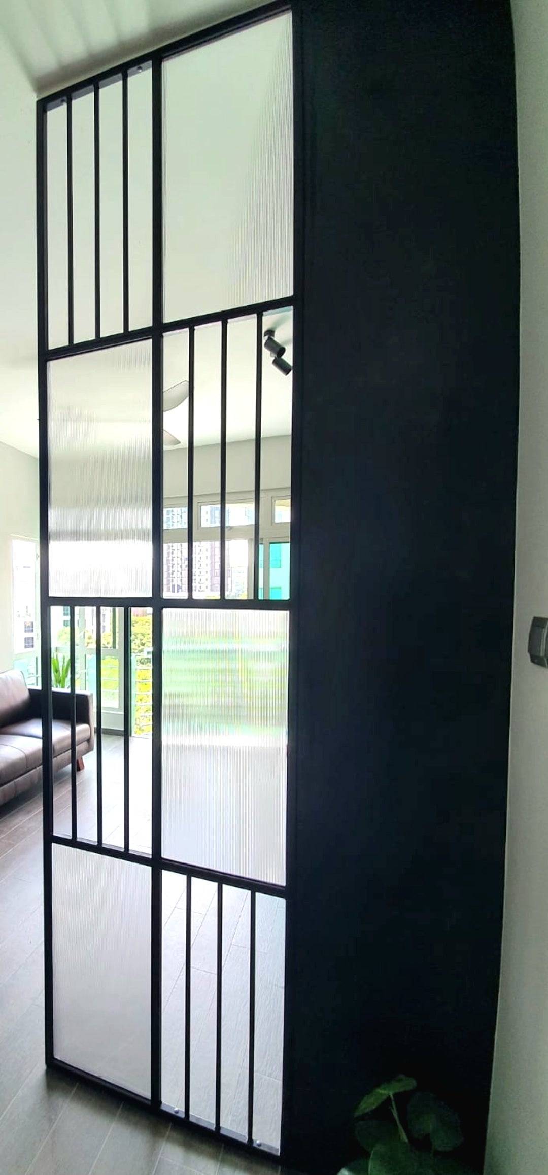 Mild steel fixed glass mixture series 18 - Fixed Panel Divider – STEELDIOS