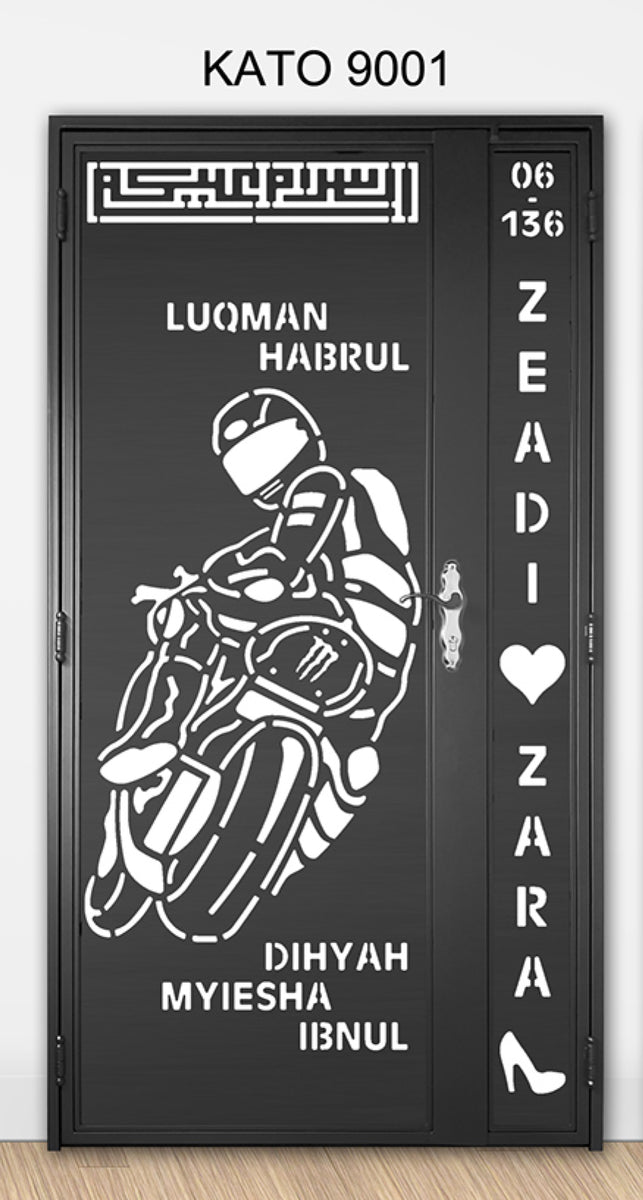 Customized laser cut kato gate 9001 – STEELDIOS