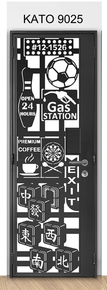 Customized laser cut kato gate 9025 – STEELDIOS