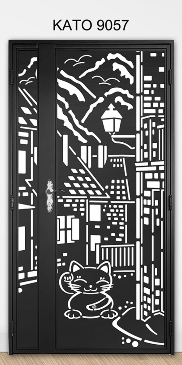 Customized laser cut kato gate 9057 – STEELDIOS